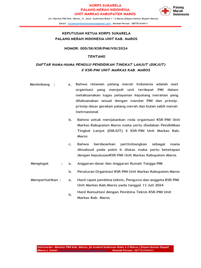 005 SK Penguji 2024 | PDF