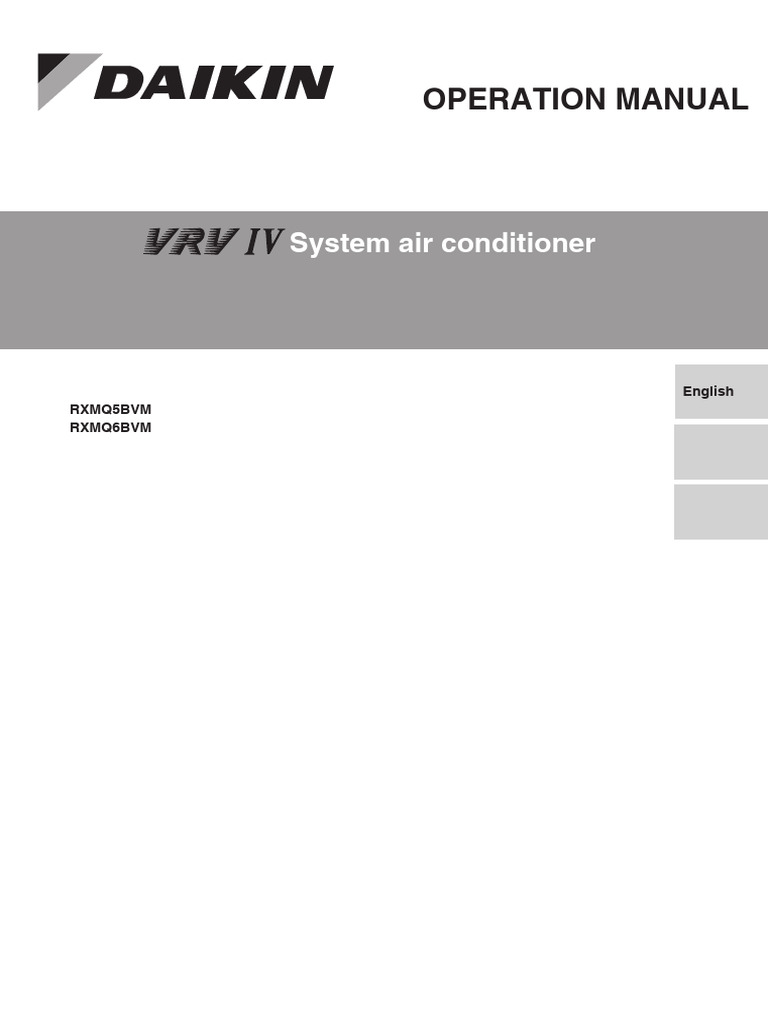 Condensadora RXMQ - BVM Mopera | PDF