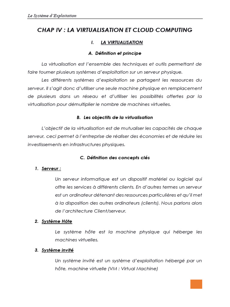 CHAP4_LA_VIRTUALISATION_ET_CLOUD_COMPUTING | PDF