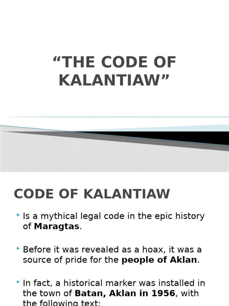 Myth of the Kalantiaw Code Unveiled | PDF | Social Science