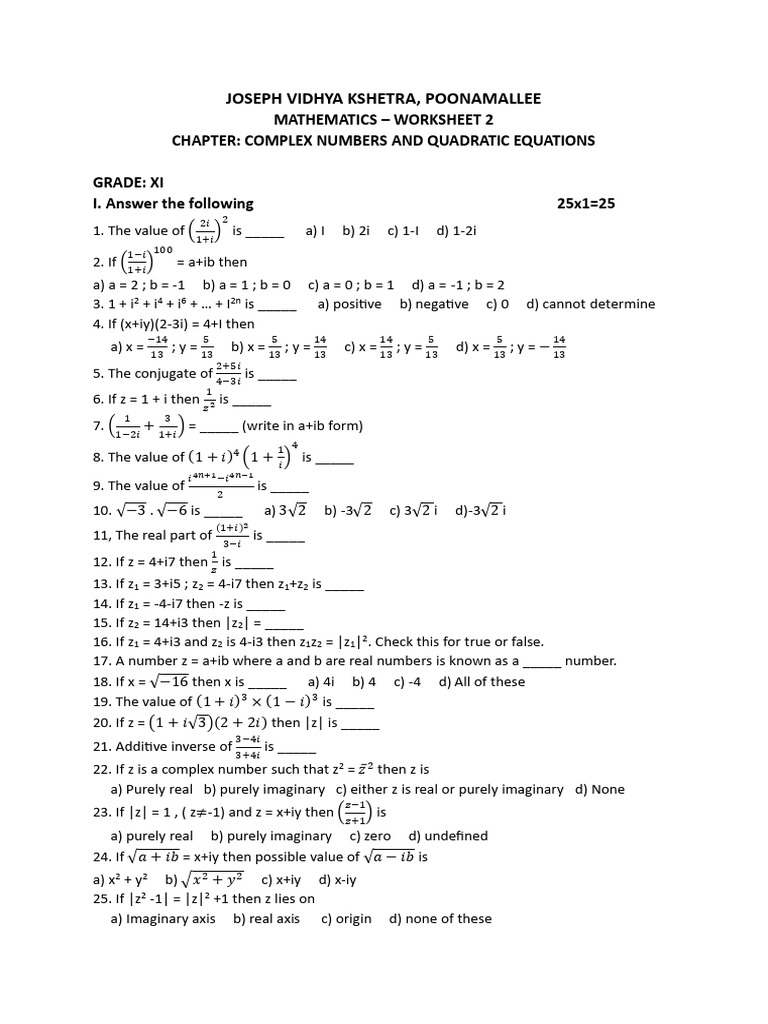 CBSE G 11 Worksheet 2 Maths | PDF CBSE G 11 Worksheet 2 Maths | PDF
