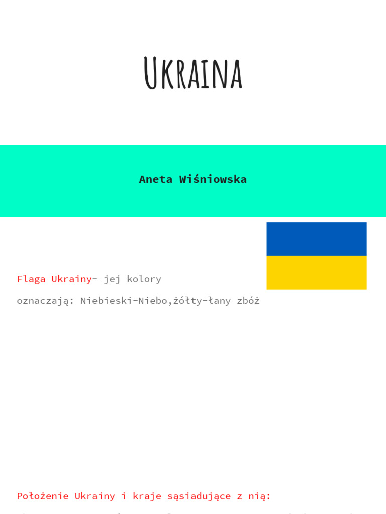 Prezentacja Ukraina | PDF