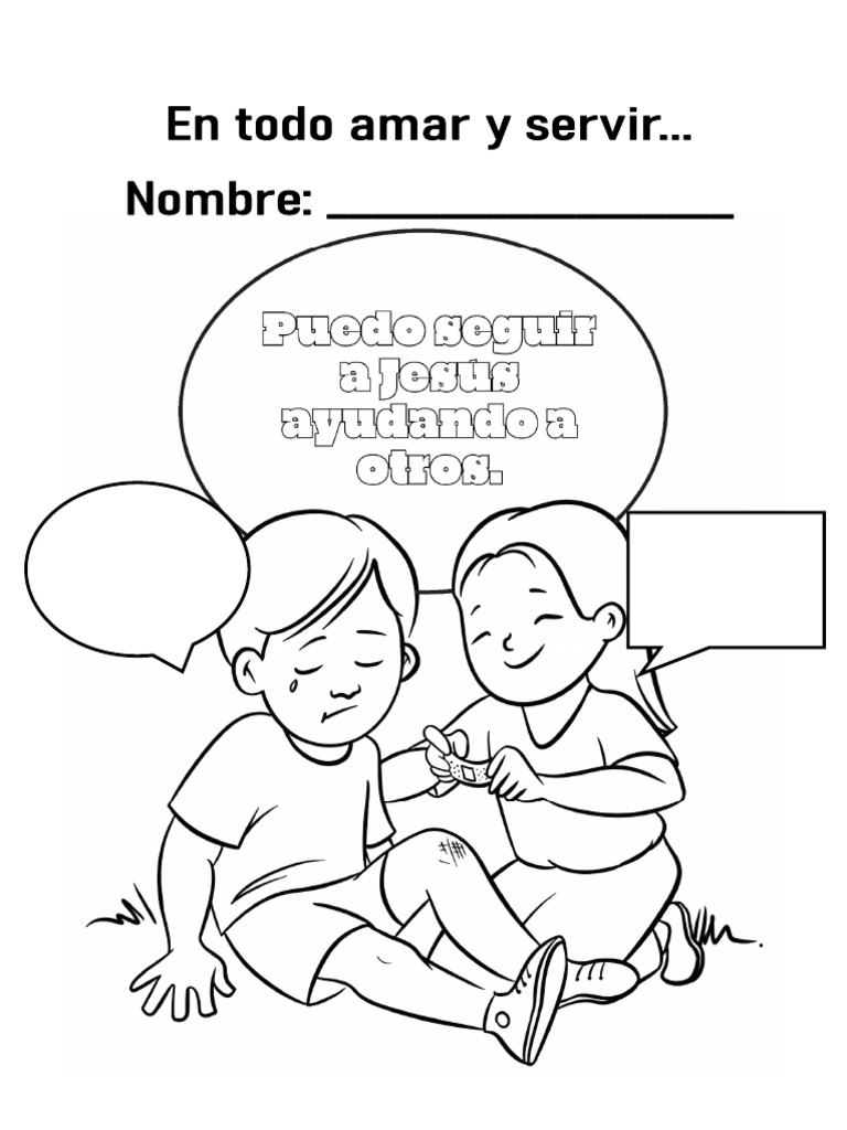 En Todo Amar Y Servir Dibujo Pdf