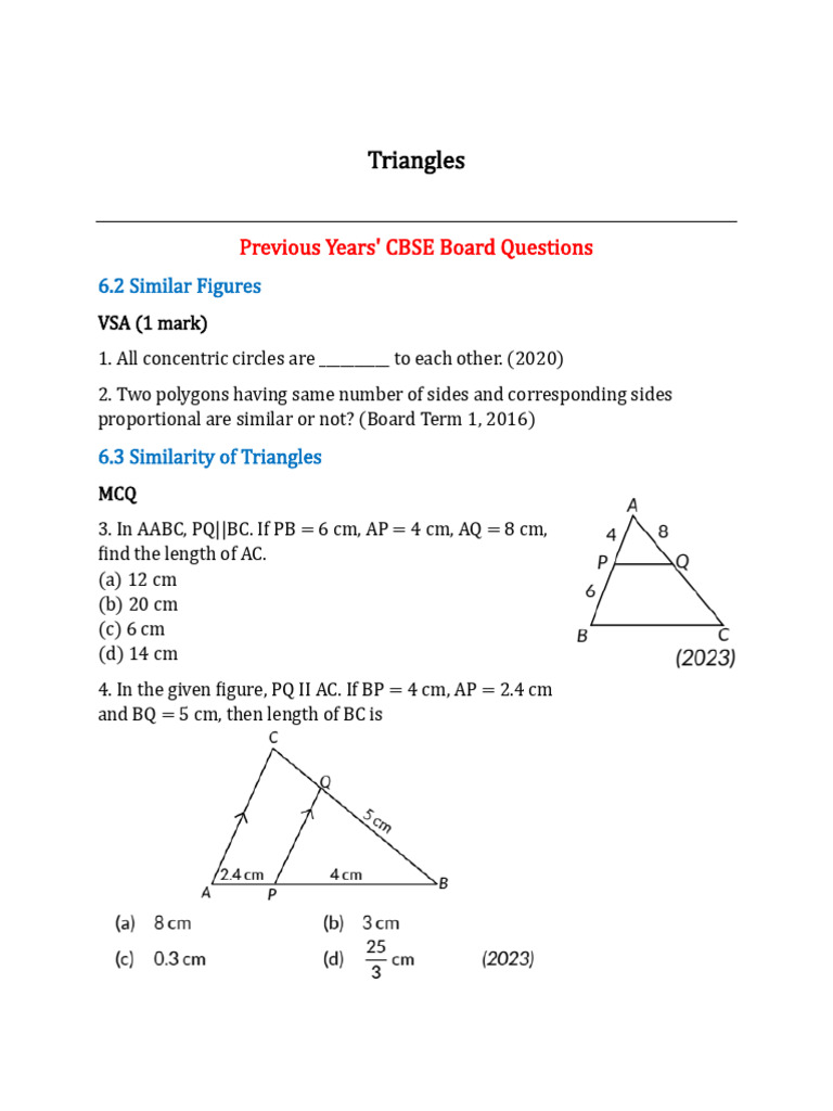 Triangles | PDF
