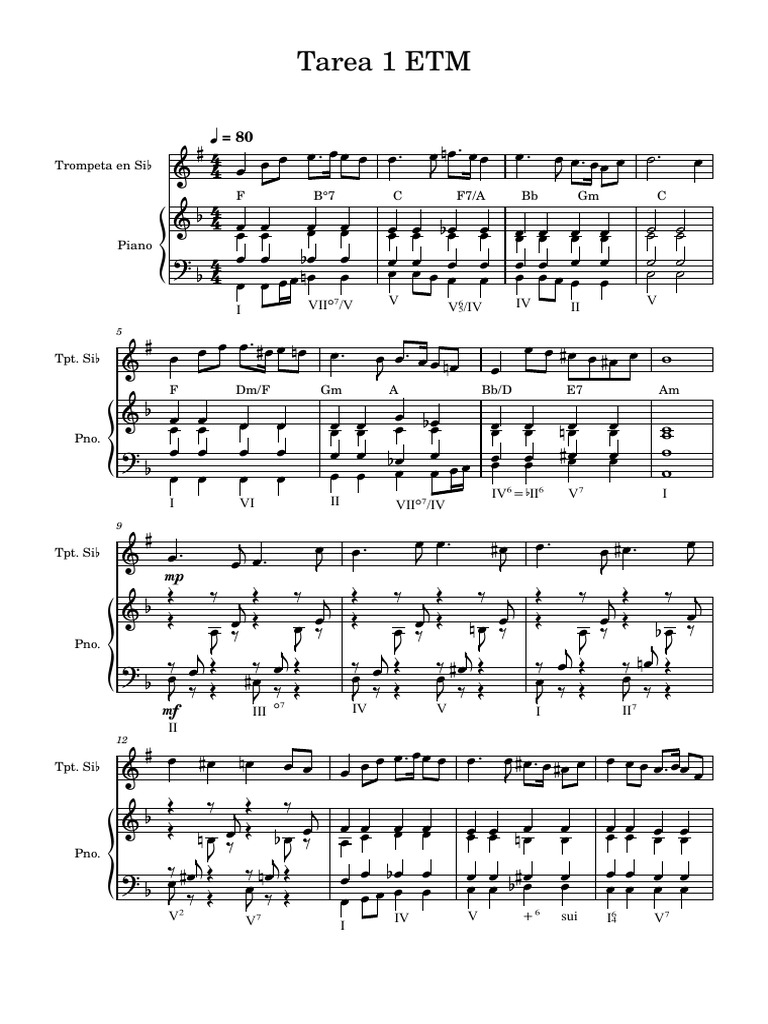 Tarea - 1 - ETM 1° CORRECION | PDF