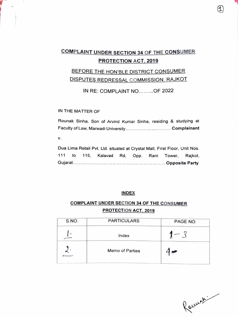 Consumer Complaint DIY Complete | PDF
