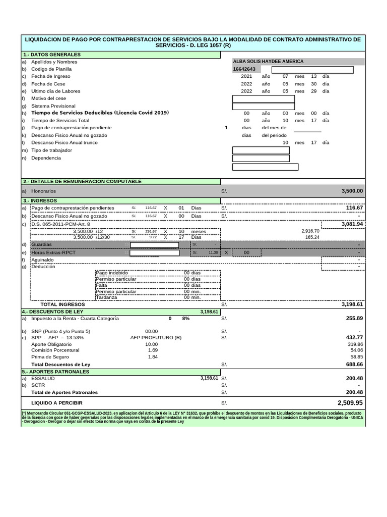 Cas (R) Alba Solis Haydee America - 2023 | PDF