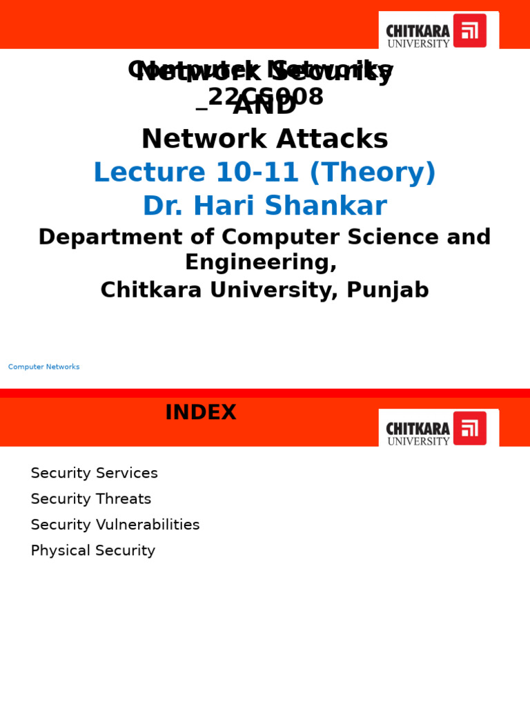 Lecture No 10 11 Network Security Revised Pdf