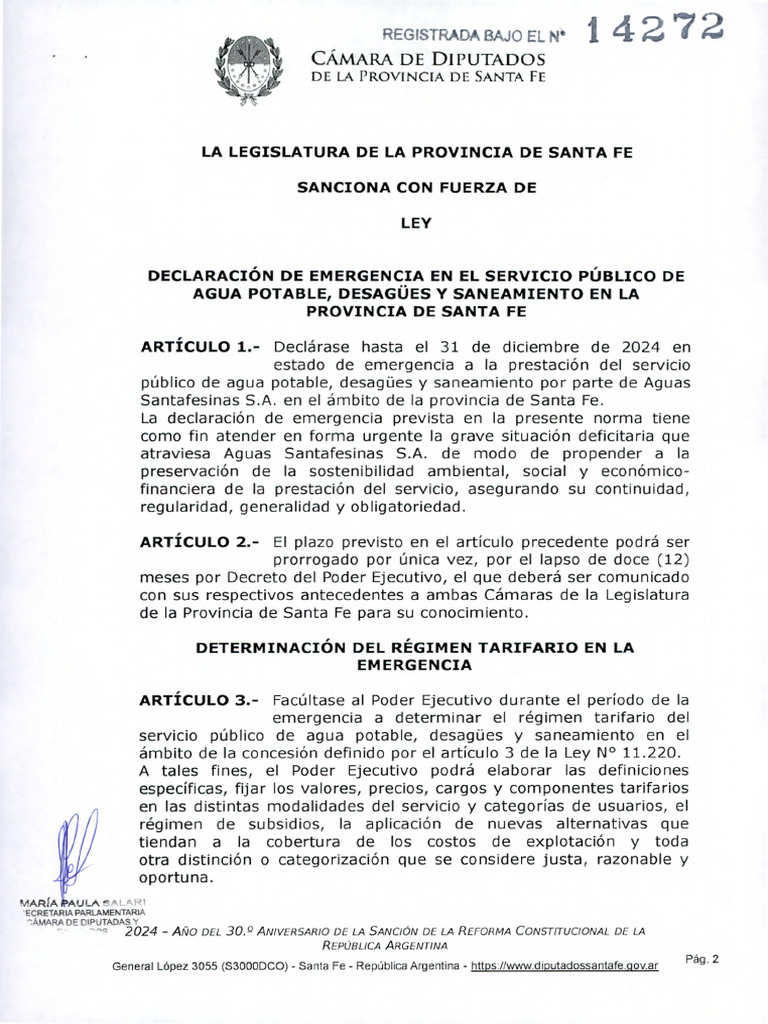 Ley 14272 | PDF | Gobierno