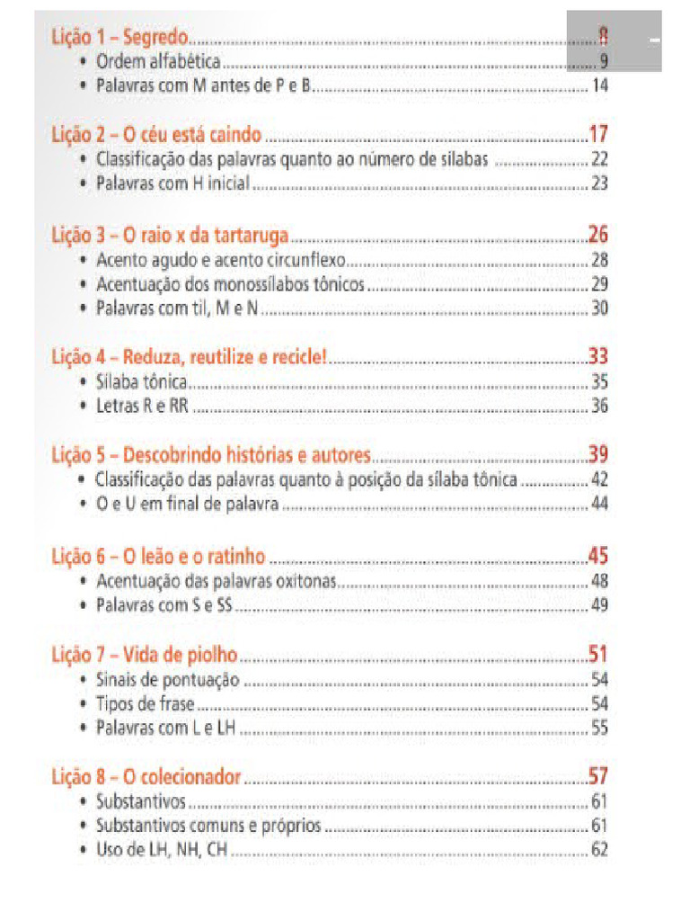 Plano de Curso - 3º Ano Portugues e Matematica | PDF