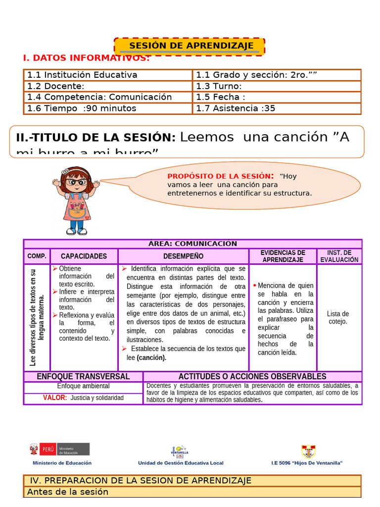 Sesión A Mi Burro-2 | PDF