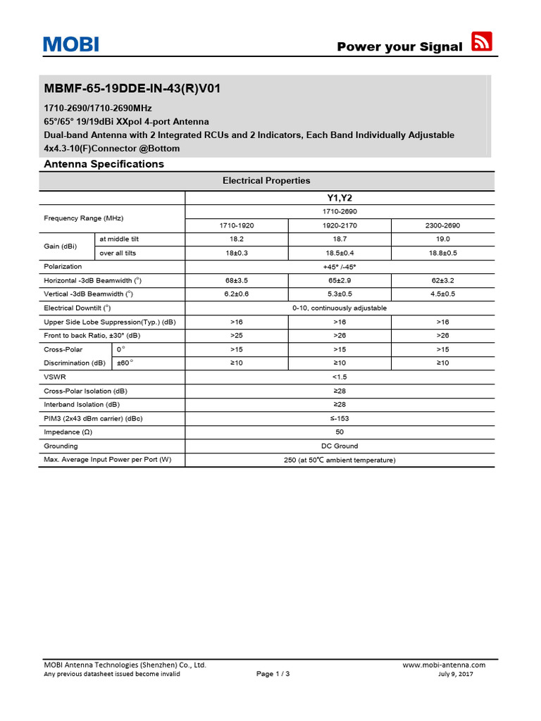 MBMF 65 19dde in 43 (R) V01 | PDF