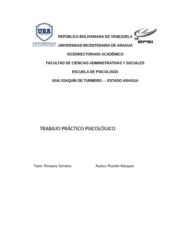 Trabajo Práctico P. Roselin | PDF