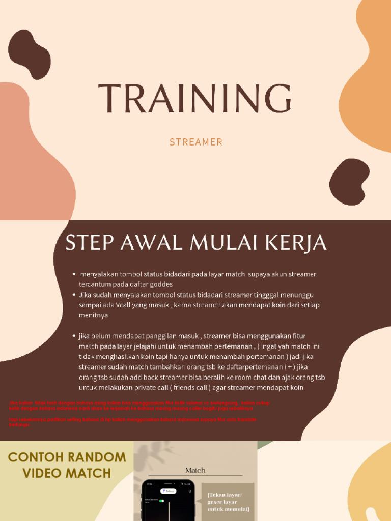 Training Streamer Ad | PDF