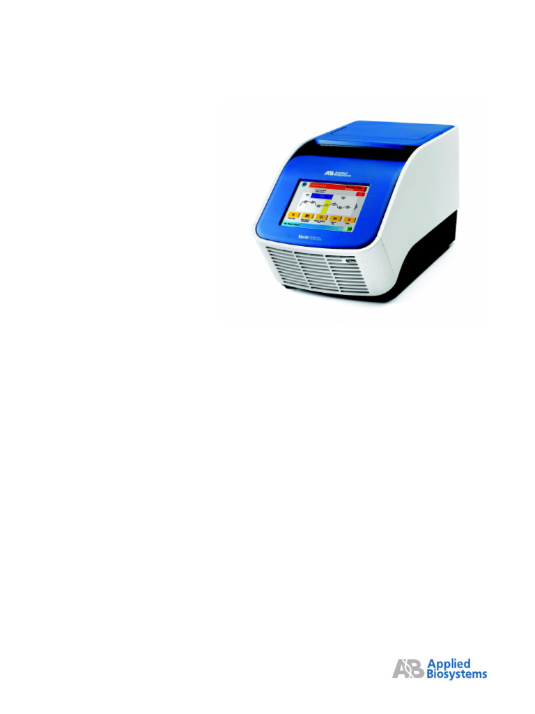 Machine PCR VERITI | PDF