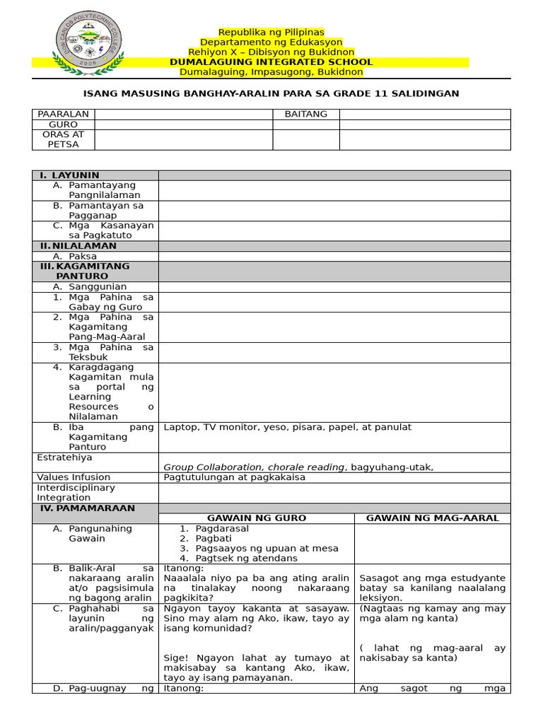 DLP Format Deped | PDF