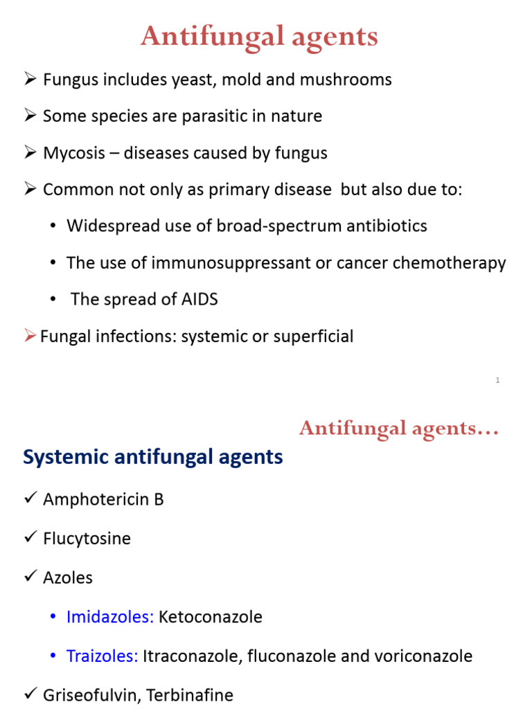 Antifungal Agents | PDF