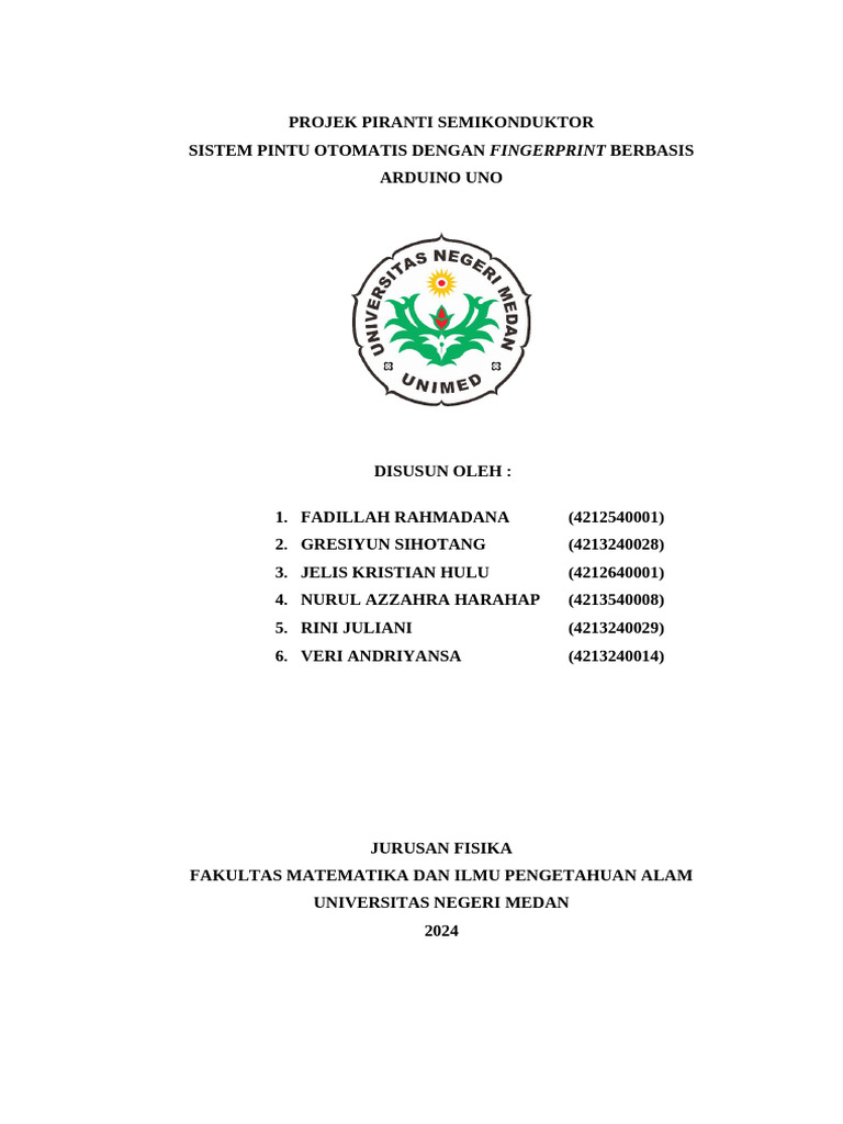 Projek Piranti Semikonduktor Kelompok 5 | PDF