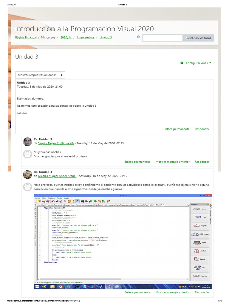 Unidad 3 PROGRAMACIÓN VISUAL | PDF