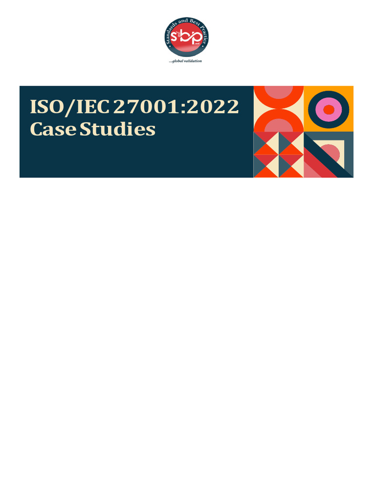 Iso 270012022 Information Security Management Systems Lead