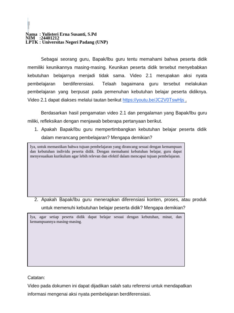 PPA Umum Topik 2 Teks 1 | PDF