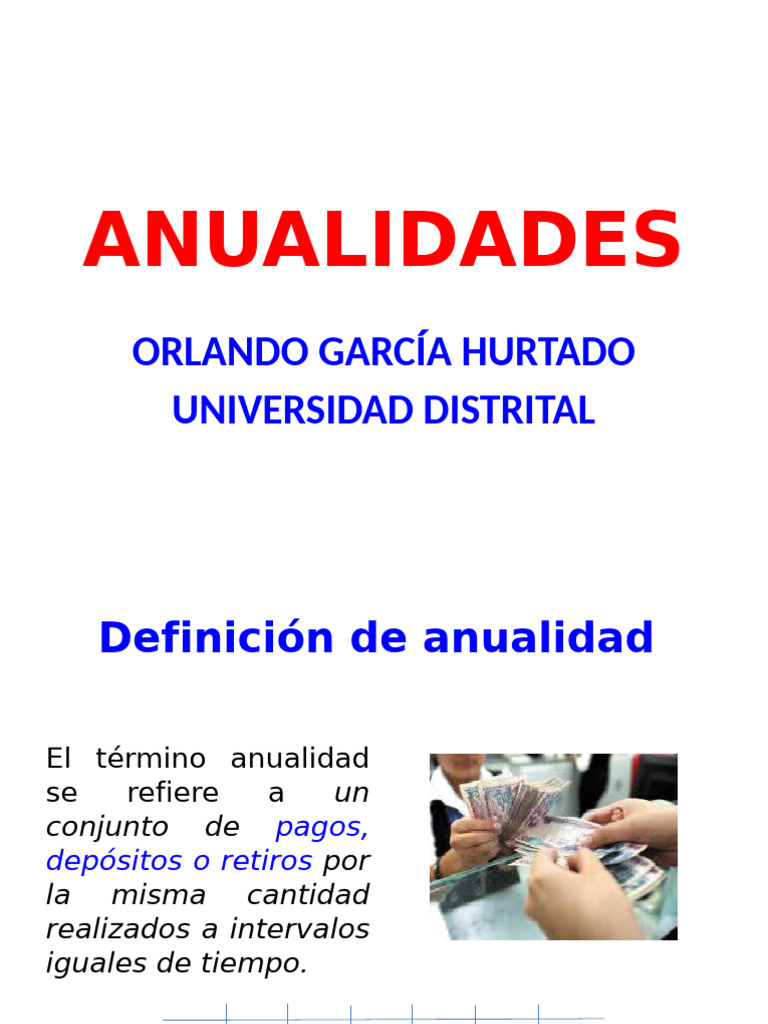 Anualidades | PDF