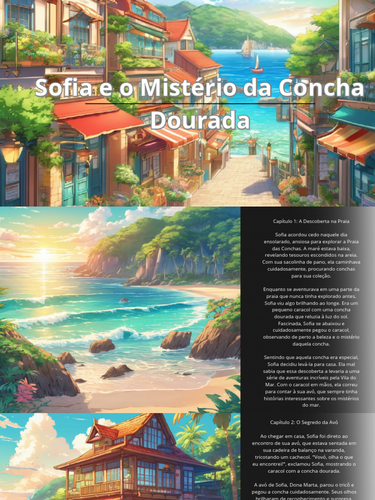 Sofia e o Mistério Da Concha Dourada - 20240610 - 003348 - 0000 | PDF