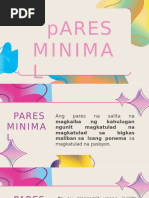 Pares Minimal | PDF