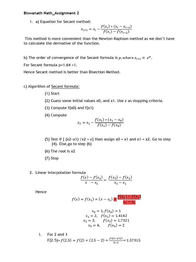 Assignment 2 Biswanath Nath | PDF