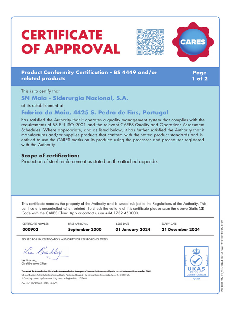 Barrasl - Cares - Ptob 500 C4 | PDF