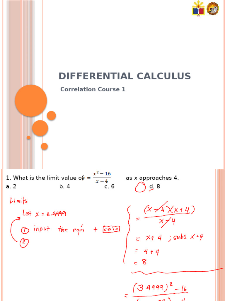 Differential Calculus | PDF