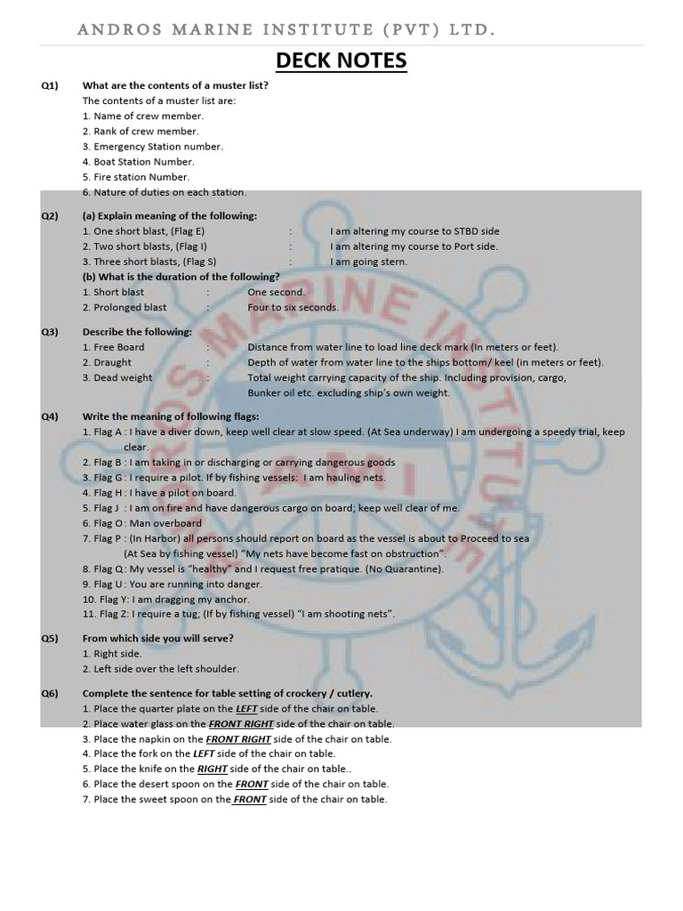 GP-III Notes (Deck) NEW | PDF