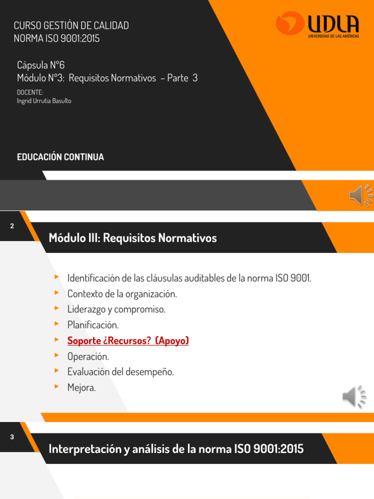 7. Capsula 6_ Modulo III_ISO 9001_2015 (Parte 3) (1) | PDF