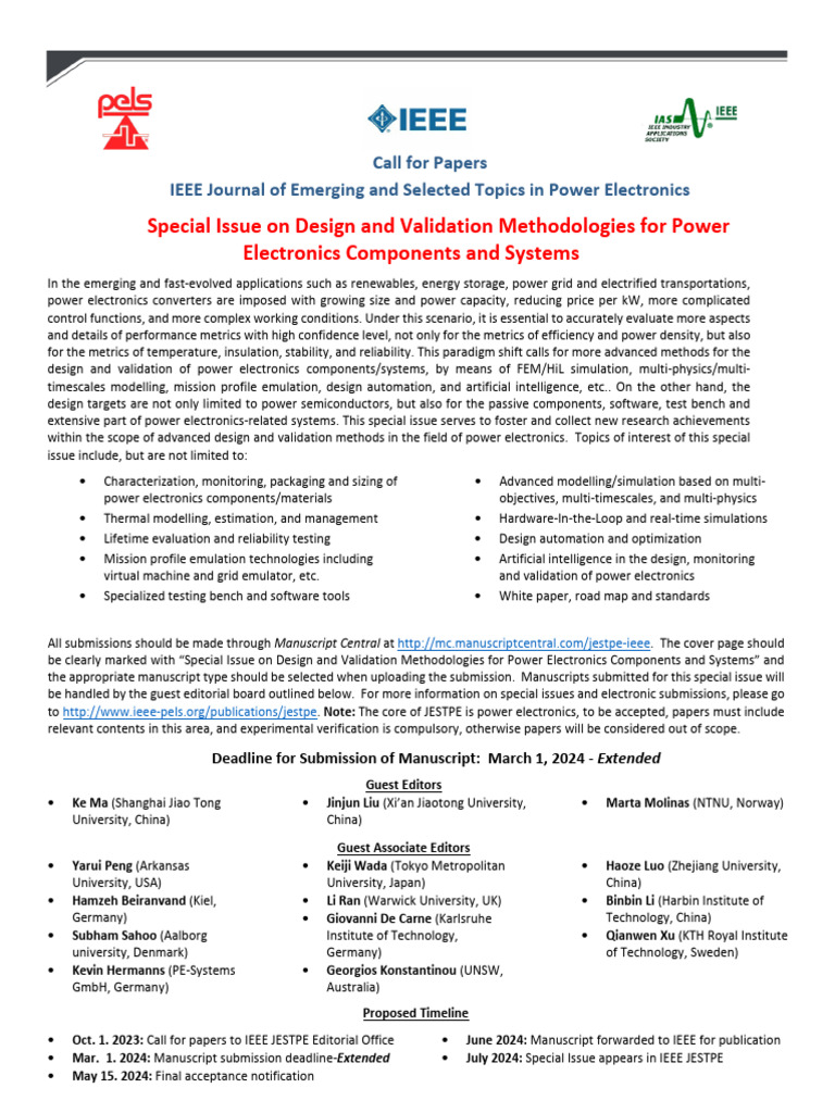 JESTPE Special Issue Design and Validation Extended | PDF