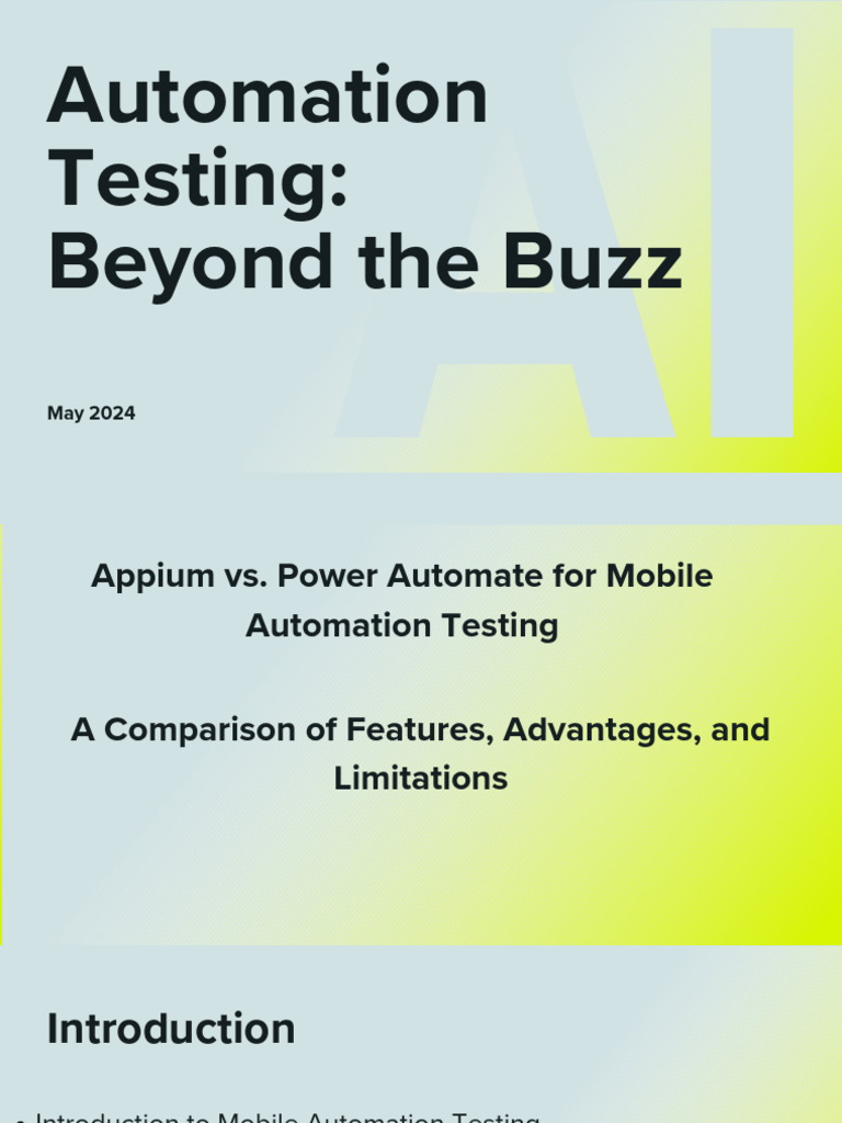 Automation Beyond The Buzz | PDF