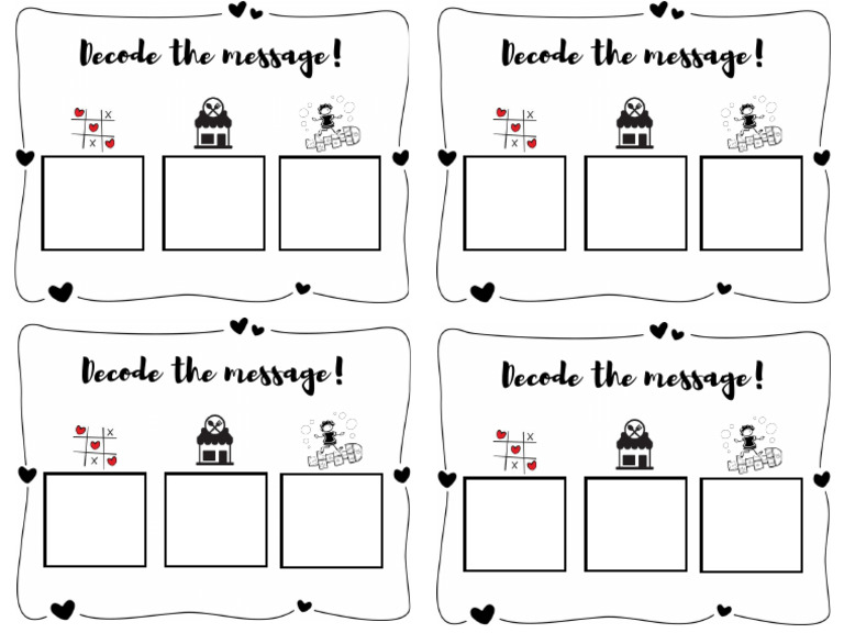 Decode The Message | PDF