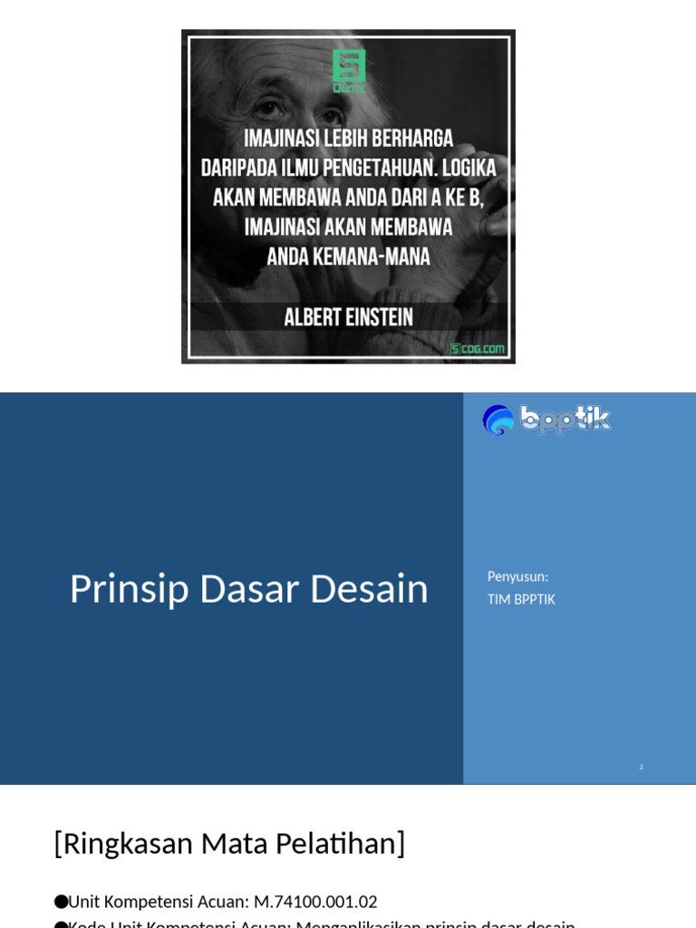 01 Prinsip Dasar Desain | PDF
