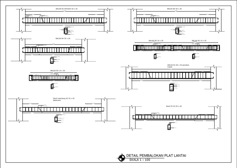 Detail Pembalokan Plat Lantai | PDF