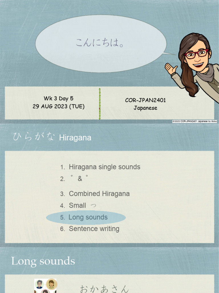 JPAN2401 - Day5 - Lesson Slides - 23-24S1 | PDF