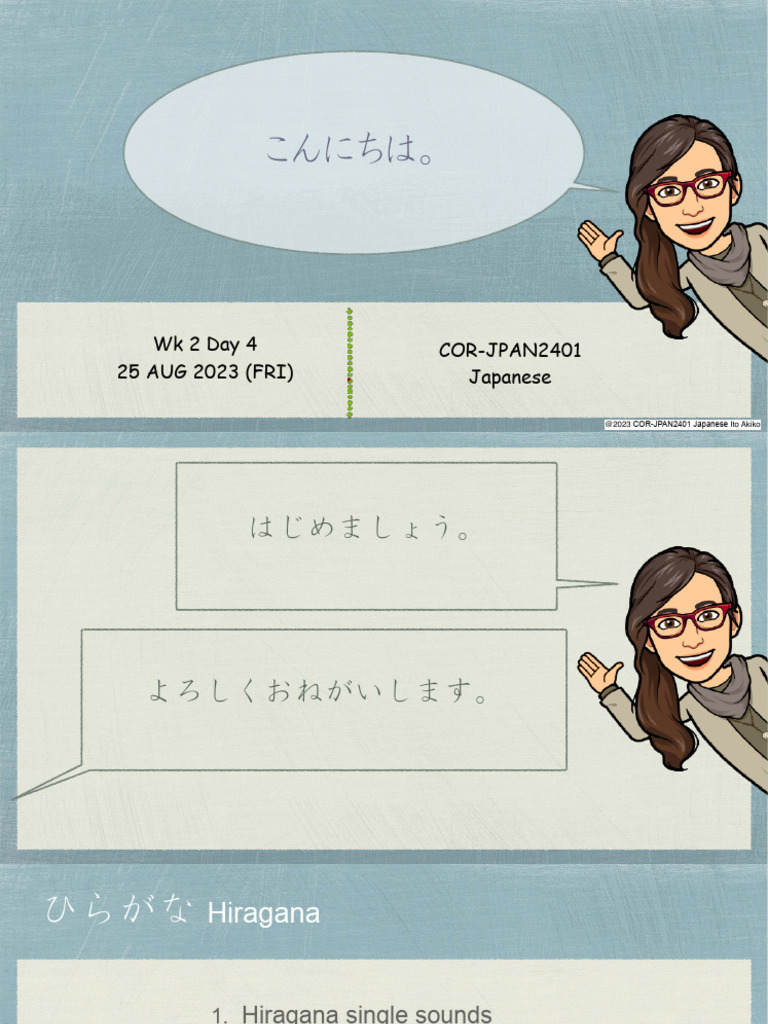 JPAN2401 - Day4 - Lesson Slides - 23-24S1 | PDF