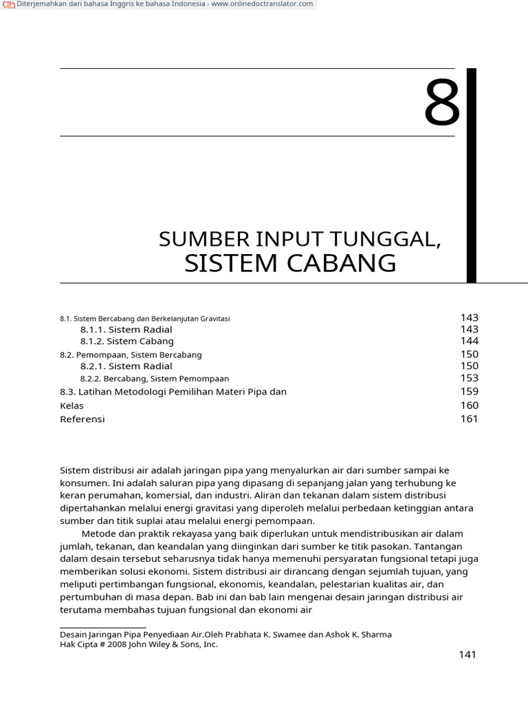 Design of Water Supply Pipe Networks (153 207) .En - Id | PDF