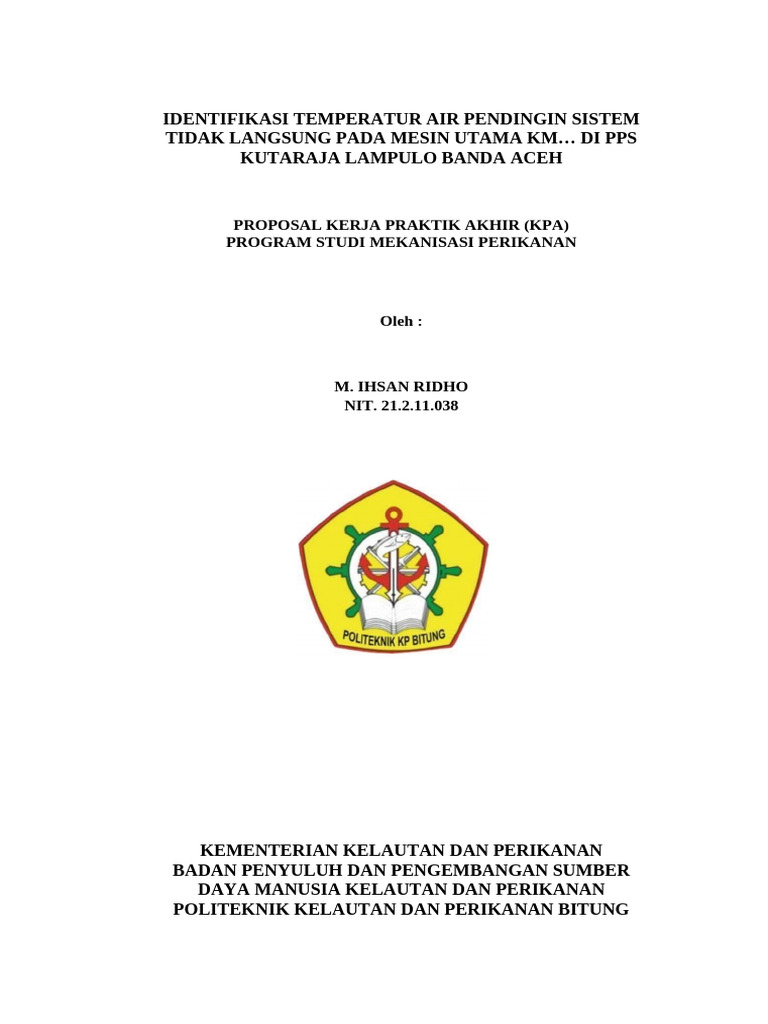 Proposal Kpa New | PDF