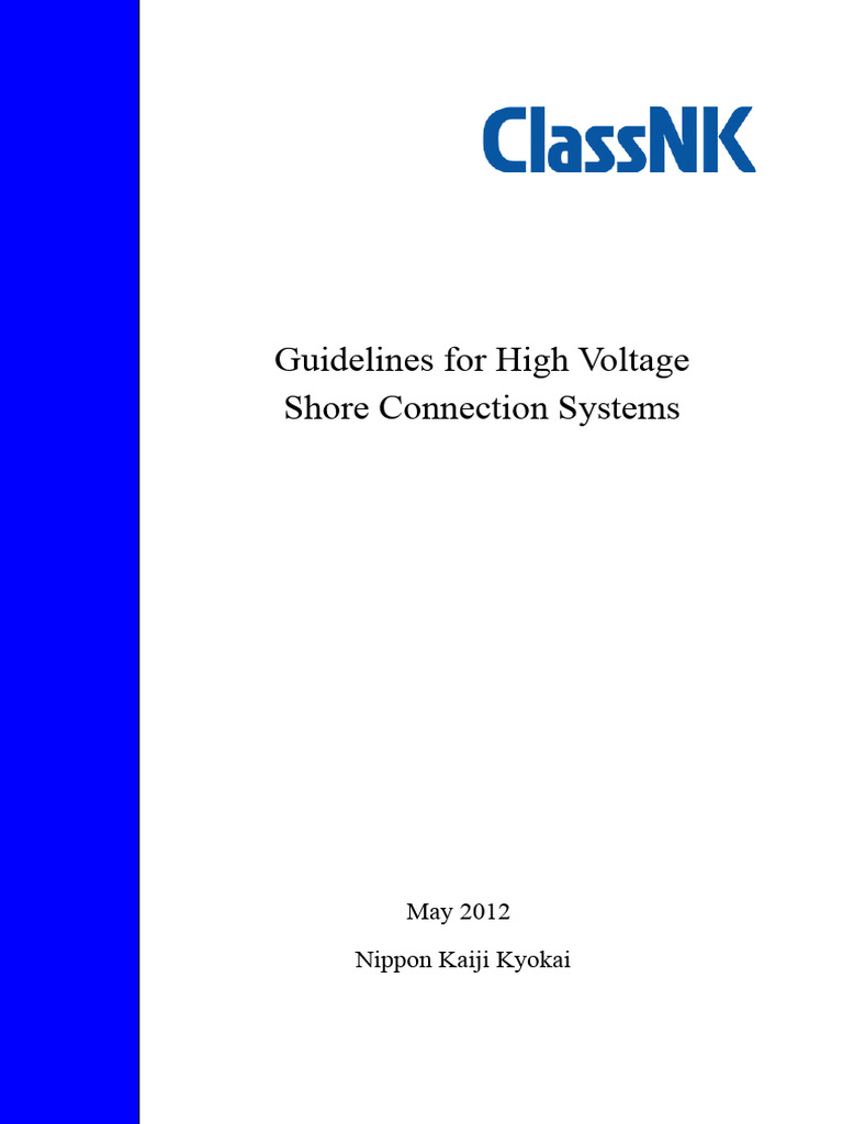 Guidelines For High Voltage Shore Connection Systems - 201205 | PDF