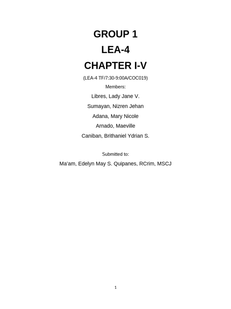 Group 1 Chapter 1 5 Lea 4 TF 730 900 | PDF