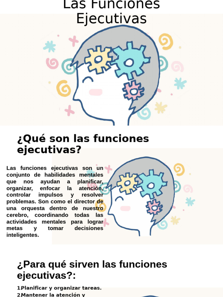 Las Funciones Ejecutivas | PDF