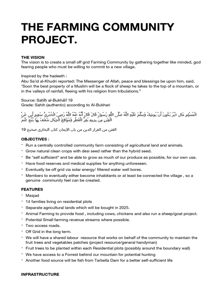 Farming Community Project 23 | PDF