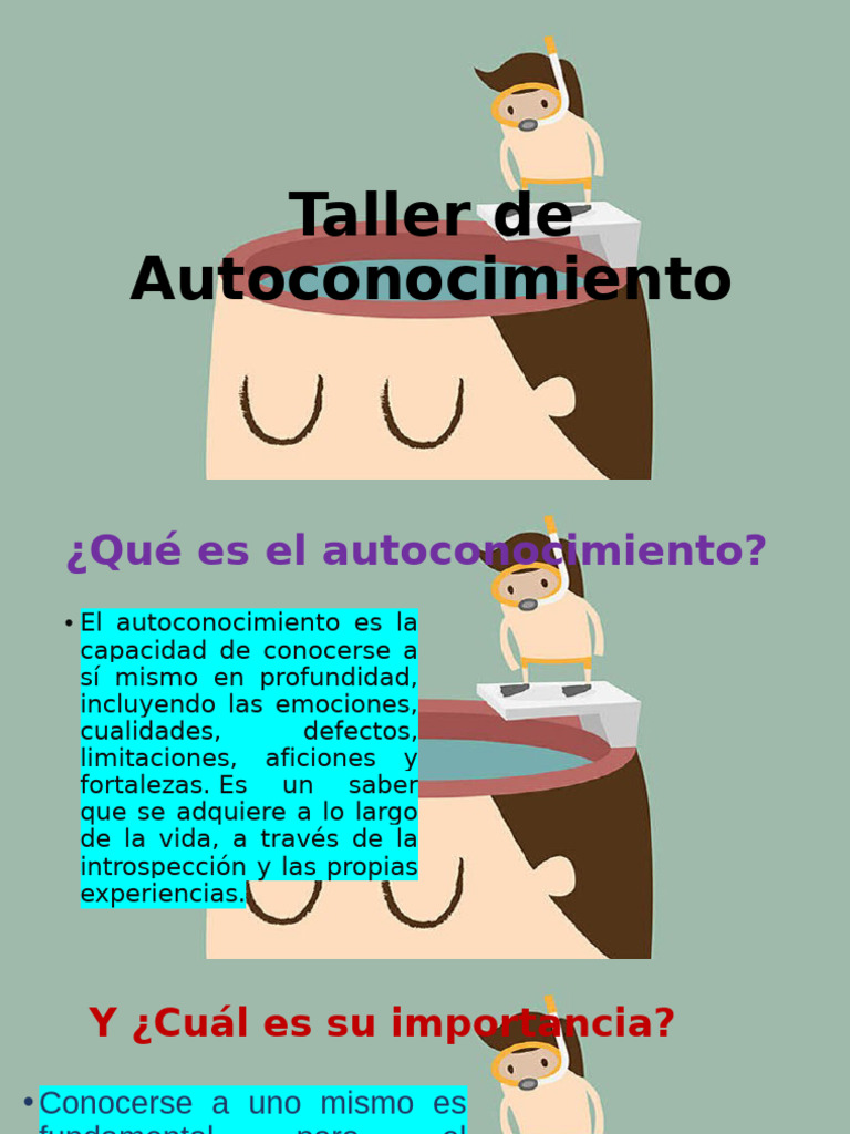 Taller N°1 Autoconocimiento | PDF