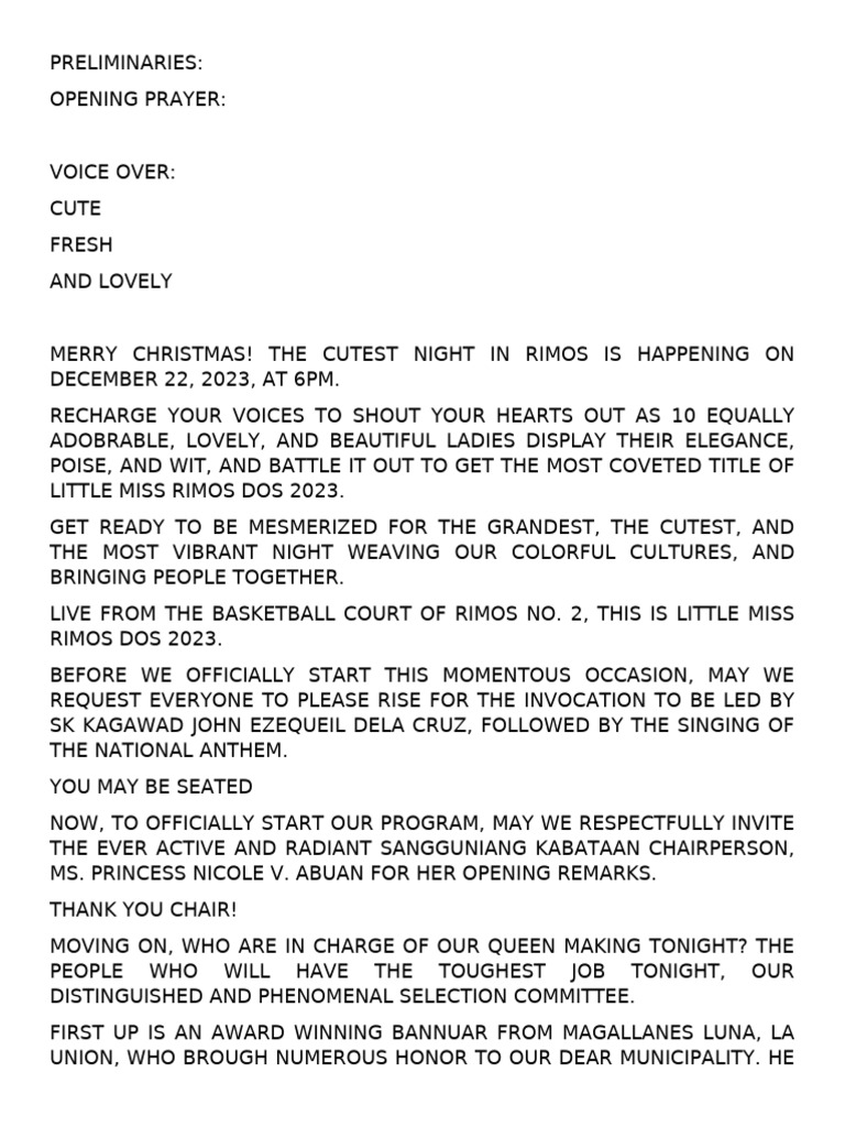 SCRIPT-INTRAMS (1) | PDF