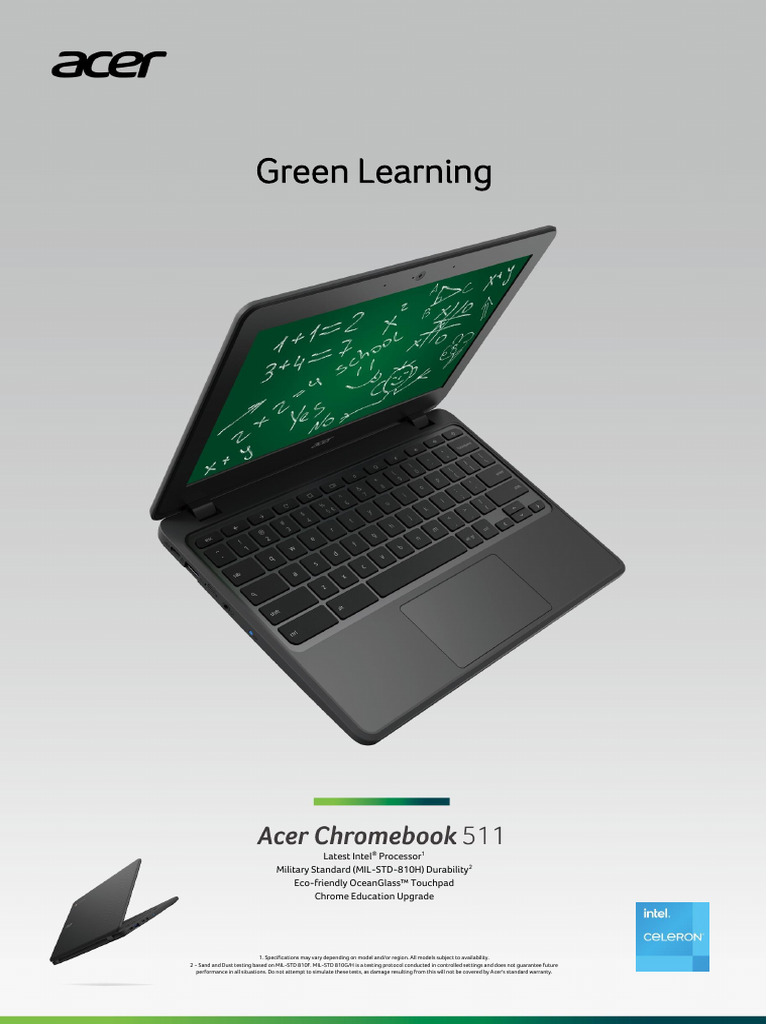 Chromebook C733-R Dan C733T-R Brosur General | PDF