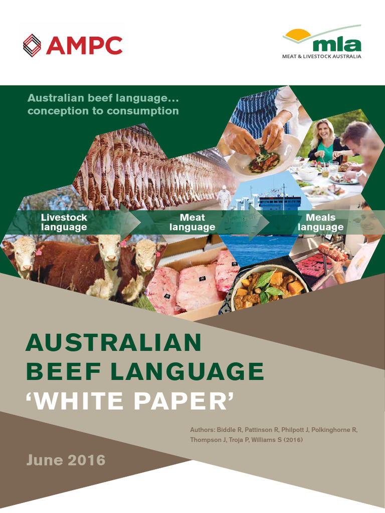 Australian Beef Language Review White Paper | PDF